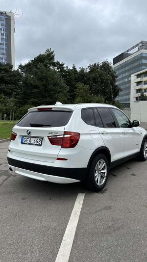 Balts BMW X3 2012 Viļņa, ar dzinēja tilpumu 2.00 L un nobraukumu 271 tūkst. km par 8999 €, foto  vietnē AUTOMOTO.COM.LV