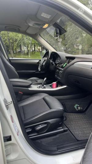 Balts BMW X3 2012 Viļņa, ar dzinēja tilpumu 2.00 L un nobraukumu 271 tūkst. km par 8999 €, foto 9 vietnē AUTOMOTO.COM.LV