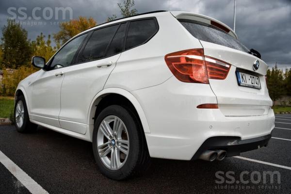 White BMW X3 2012 in Riga, with an engine capacity of 3.00 L and mileage of 252 thousand km for 11500 €, photo 4 on AUTOMOTO.COM.LV