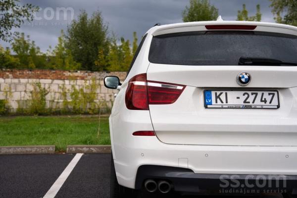 White BMW X3 2012 in Riga, with an engine capacity of 3.00 L and mileage of 252 thousand km for 11500 €, photo 5 on AUTOMOTO.COM.LV