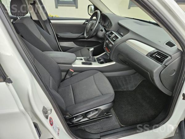 Balts BMW X3 2013 Ogre, ar dzinēja tilpumu 2.00 L un nobraukumu 224 tūkst. km par 8250 €, foto 6 vietnē AUTOMOTO.COM.LV