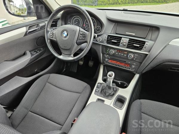 Balts BMW X3 2013 Ogre, ar dzinēja tilpumu 2.00 L un nobraukumu 224 tūkst. km par 8250 €, foto 8 vietnē AUTOMOTO.COM.LV