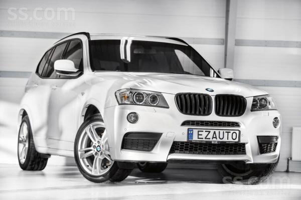 White BMW X3 2013 in Tukums, with an engine capacity of 2.00 L and mileage of 0 thousand km for 12990 €, photo 2 on AUTOMOTO.COM.LV