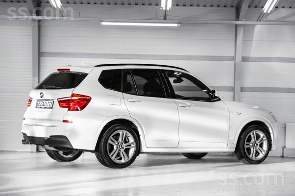 White BMW X3 2013 in Tukums, with an engine capacity of 2.00 L and mileage of 0 thousand km for 12990 €, photo 3 on AUTOMOTO.COM.LV