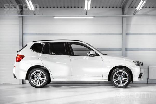 White BMW X3 2013 in Tukums, with an engine capacity of 2.00 L and mileage of 0 thousand km for 12990 €, photo 4 on AUTOMOTO.COM.LV