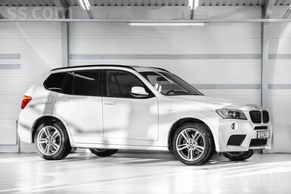 White BMW X3 2013 in Tukums, with an engine capacity of 2.00 L and mileage of 0 thousand km for 12990 €, photo 5 on AUTOMOTO.COM.LV