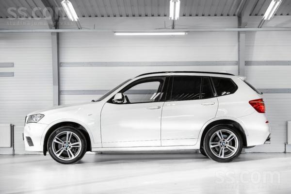 White BMW X3 2013 in Tukums, with an engine capacity of 2.00 L and mileage of 0 thousand km for 12990 €, photo 7 on AUTOMOTO.COM.LV