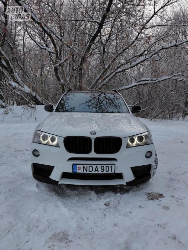 White BMW X3 2013 in Vilnius, with an engine capacity of 3.00 L and mileage of 300 thousand km for 12000 €, photo 3 on AUTOMOTO.COM.LV