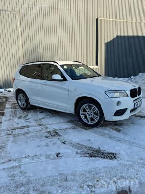 White BMW X3 2013 in Jelgava, with an engine capacity of 2.00 L and mileage of 310 thousand km for 8999 €, photo 3 on AUTOMOTO.COM.LV