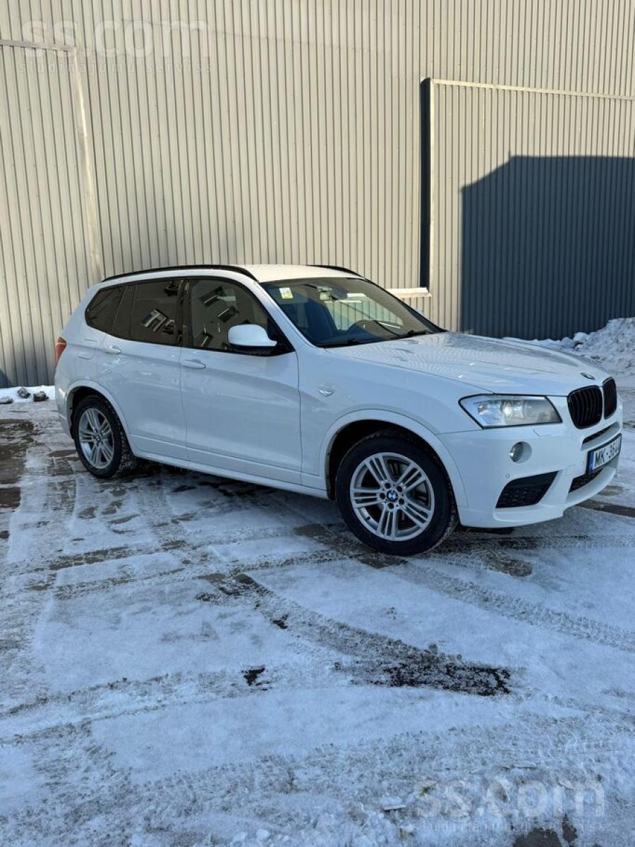 White BMW X3 2013 in Jelgava, with an engine capacity of 2.00 L and mileage of 310 thousand km for 8999 €, photo 3 on AUTOMOTO.COM.LV