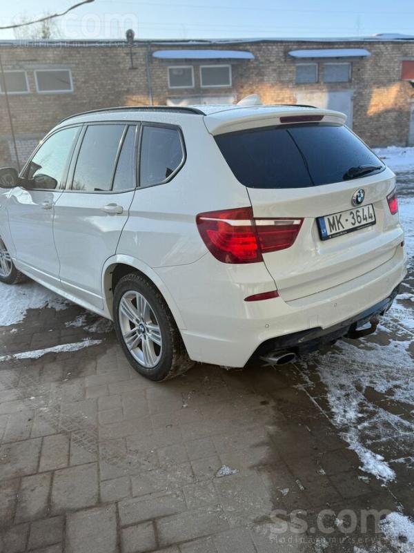Balts BMW X3 2013 Jelgava, ar dzinēja tilpumu 2.00 L un nobraukumu 310 tūkst. km par 8999 €, foto 5 vietnē AUTOMOTO.COM.LV