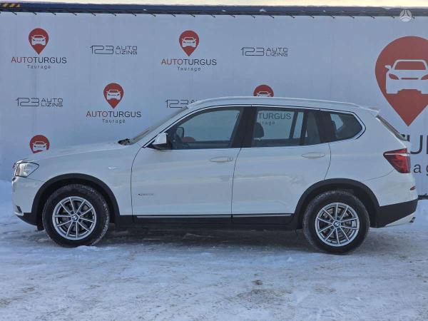 White BMW X3 2013 in Taurage, with an engine capacity of 2.00 L and mileage of 267 thousand km for 8900 €, photo 10 on AUTOMOTO.COM.LV