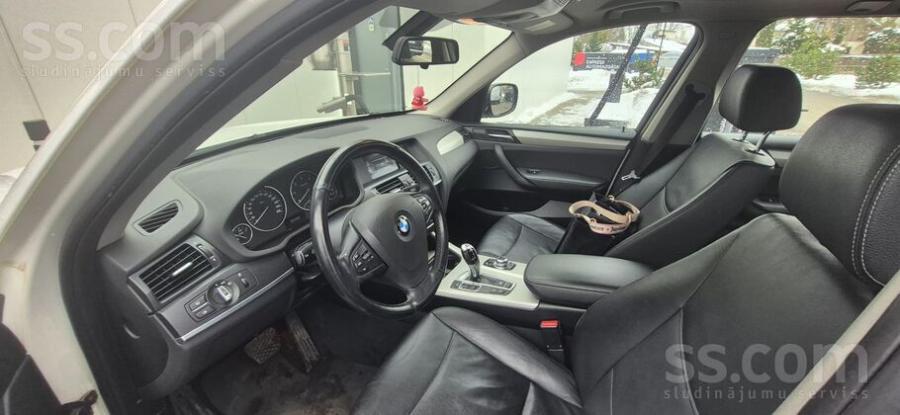 Balts BMW X3 2013 Rīga, ar dzinēja tilpumu 2.00 L un nobraukumu 384 tūkst. km par 11000 €, foto 1 vietnē AUTOMOTO.COM.LV