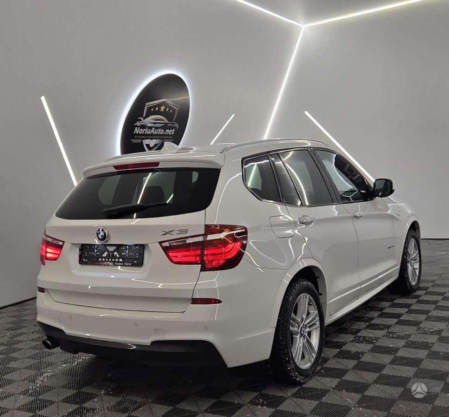 White BMW X3 2013 in Marijampole, with an engine capacity of 2.00 L and mileage of 243 thousand km for 12950 €, photo 20 on AUTOMOTO.COM.LV
