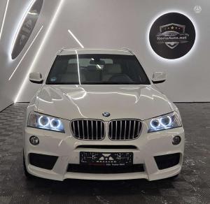 White BMW X3 2013 in Marijampole, with an engine capacity of 2.00 L and mileage of 243 thousand km for 12950 €, photo 30 on AUTOMOTO.COM.LV