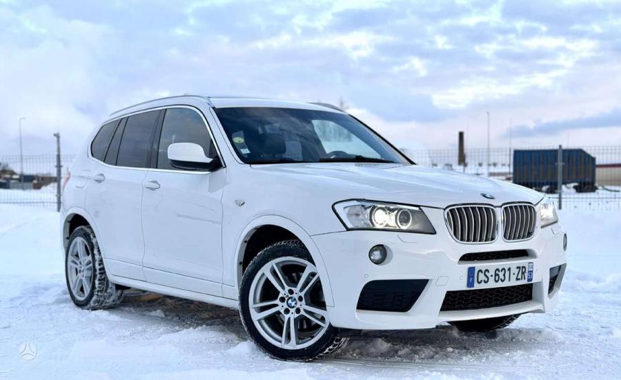 White BMW X3 2013 in Taurage, with an engine capacity of 2.00 L and mileage of 273 thousand km for 9900 €, photo 2 on AUTOMOTO.COM.LV