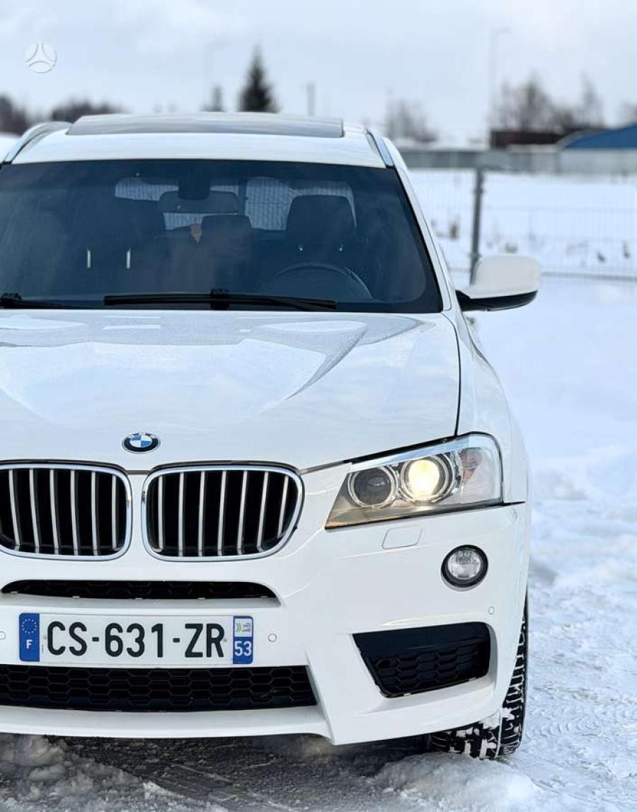 White BMW X3 2013 in Taurage, with an engine capacity of 2.00 L and mileage of 273 thousand km for 9900 €, photo 4 on AUTOMOTO.COM.LV