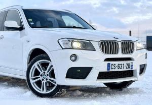 White BMW X3 2013 in Taurage, with an engine capacity of 2.00 L and mileage of 273 thousand km for 9900 €, photo 6 on AUTOMOTO.COM.LV