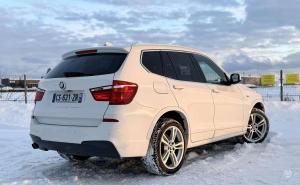 White BMW X3 2013 in Taurage, with an engine capacity of 2.00 L and mileage of 273 thousand km for 9900 €, photo 16 on AUTOMOTO.COM.LV