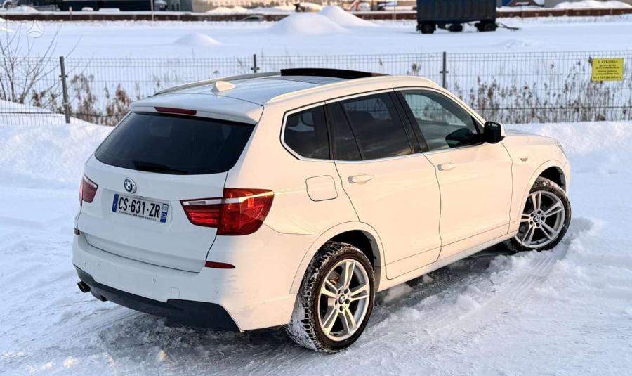 White BMW X3 2013 in Taurage, with an engine capacity of 2.00 L and mileage of 273 thousand km for 9900 €, photo 19 on AUTOMOTO.COM.LV