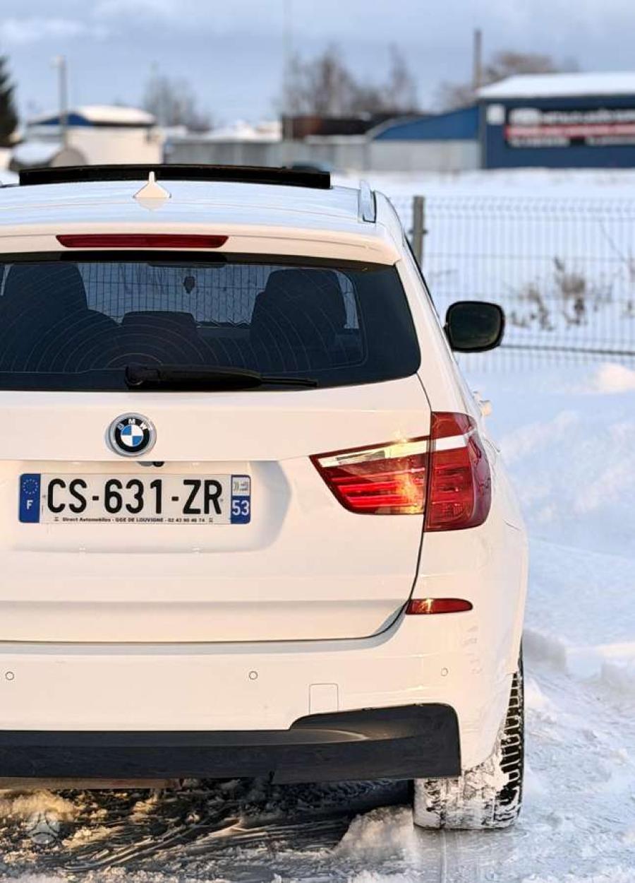 White BMW X3 2013 in Taurage, with an engine capacity of 2.00 L and mileage of 273 thousand km for 9900 €, photo 21 on AUTOMOTO.COM.LV