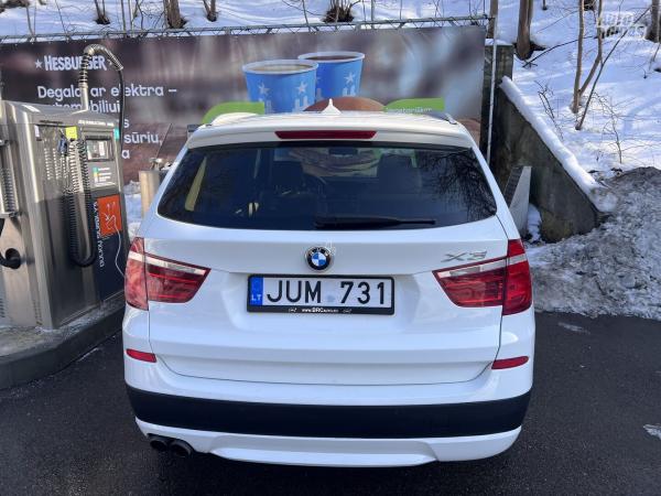 White BMW X3 2013 in Kaunas, with an engine capacity of 3.00 L and mileage of 312 thousand km for 9600 €, photo 6 on AUTOMOTO.COM.LV