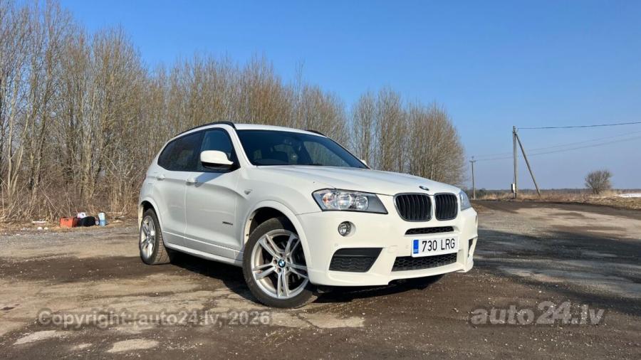 White BMW X3 2013 in Tallinn, with an engine capacity of 2.00 L and mileage of 336 thousand km for 8999 €, photo 1 on AUTOMOTO.COM.LV