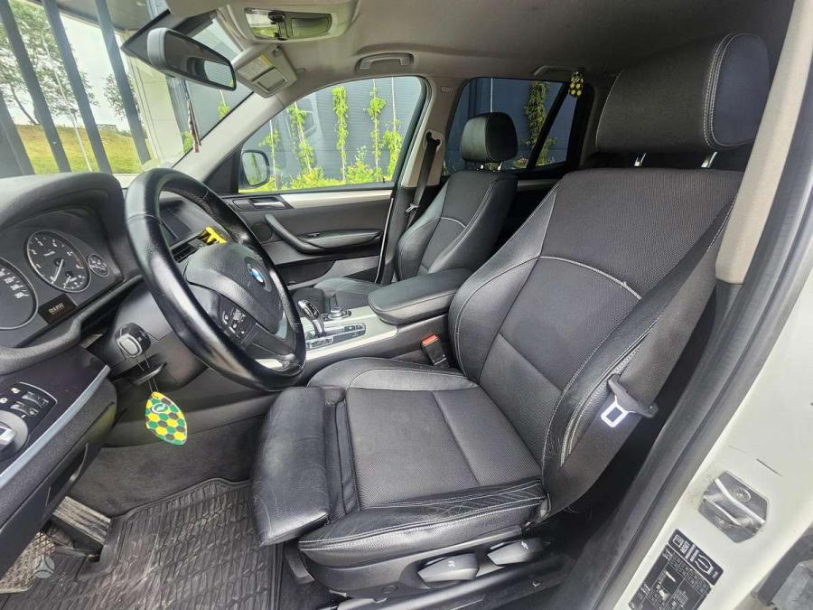 Balts BMW X3 2013 Viļņa, ar dzinēja tilpumu 2.00 L un nobraukumu 258 tūkst. km par 9200 €, foto 13 vietnē AUTOMOTO.COM.LV