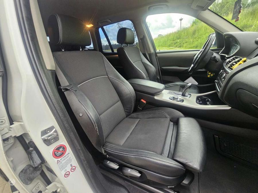 Balts BMW X3 2013 Viļņa, ar dzinēja tilpumu 2.00 L un nobraukumu 258 tūkst. km par 9200 €, foto 23 vietnē AUTOMOTO.COM.LV