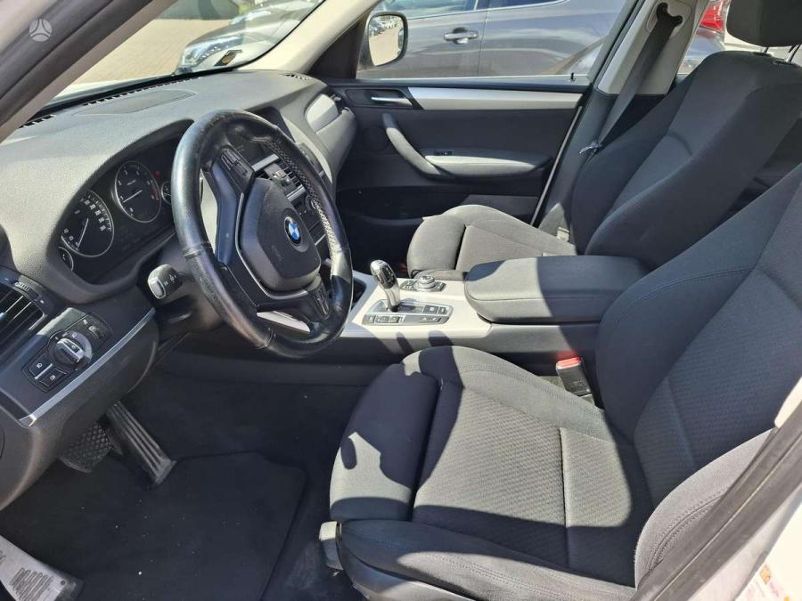 White BMW X3 2013 in Kaunas, with an engine capacity of 2.00 L and mileage of 254 thousand km for 8400 €, photo 8 on AUTOMOTO.COM.LV