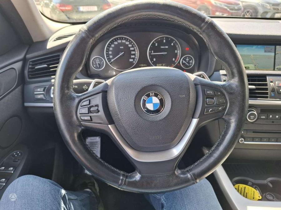 White BMW X3 2013 in Kaunas, with an engine capacity of 2.00 L and mileage of 254 thousand km for 8400 €, photo 12 on AUTOMOTO.COM.LV