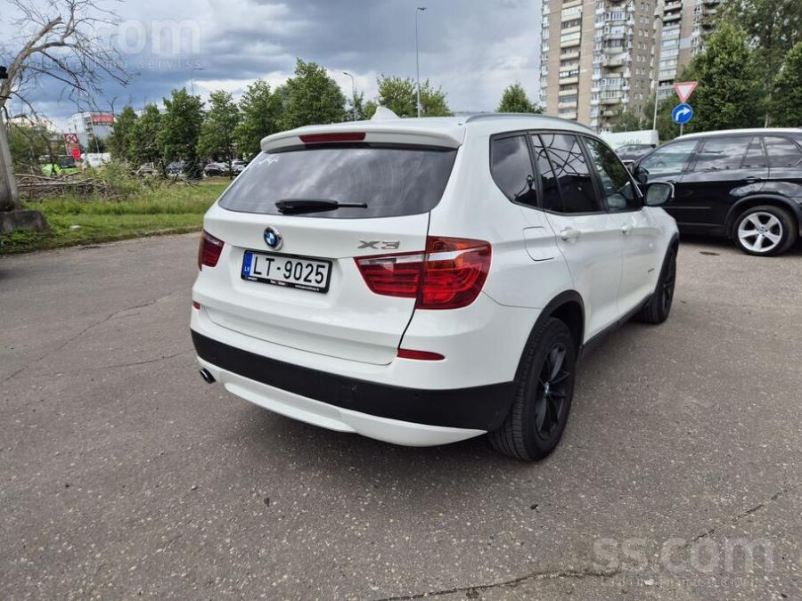 Balts BMW X3 2013 Rīga, ar dzinēja tilpumu 2.00 L un nobraukumu 309 tūkst. km par 8490 €, foto 7 vietnē AUTOMOTO.COM.LV