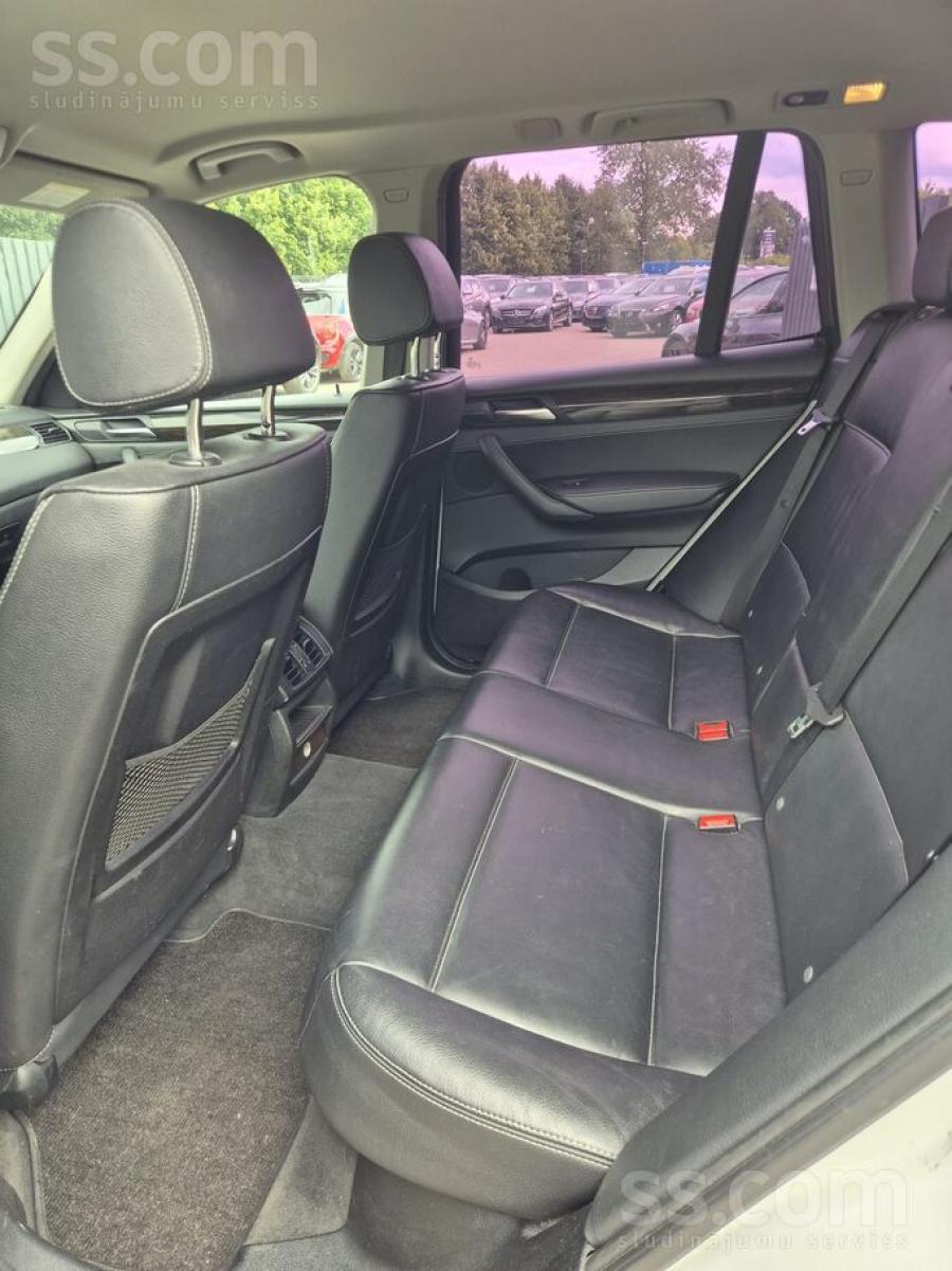 Balts BMW X3 2013 Rīga, ar dzinēja tilpumu 2.00 L un nobraukumu 309 tūkst. km par 8490 €, foto 19 vietnē AUTOMOTO.COM.LV