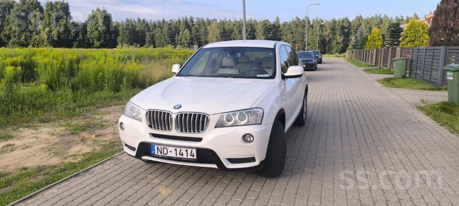 Balts BMW X3 2013 Rīga, ar dzinēja tilpumu 3.00 L un nobraukumu 201 tūkst. km par 14400 €, foto 1 vietnē AUTOMOTO.COM.LV