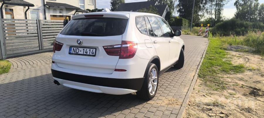 Balts BMW X3 2013 Rīga, ar dzinēja tilpumu 3.00 L un nobraukumu 201 tūkst. km par 14400 €, foto 4 vietnē AUTOMOTO.COM.LV