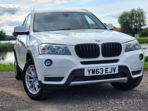 White BMW X3 2013 in Riga, with an engine capacity of 2.00 L and mileage of 150 thousand km for 4100 €, photo 3 on AUTOMOTO.COM.LV