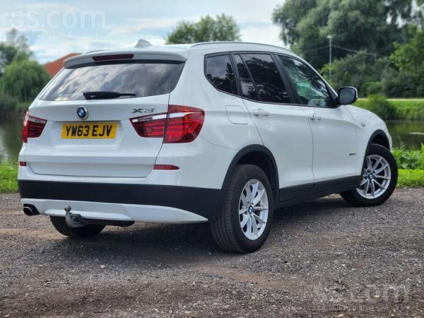 White BMW X3 2013 in Riga, with an engine capacity of 2.00 L and mileage of 150 thousand km for 4100 €, photo 8 on AUTOMOTO.COM.LV