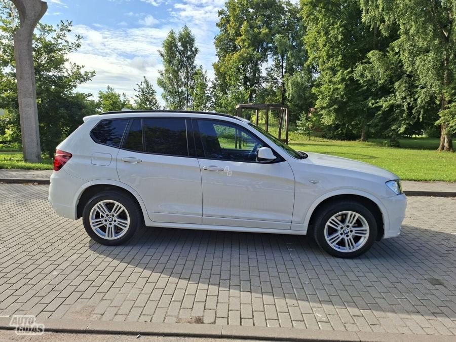 White BMW X3 2013 in Taurage, with an engine capacity of 2.00 L and mileage of 238 thousand km for 10500 €, photo 4 on AUTOMOTO.COM.LV