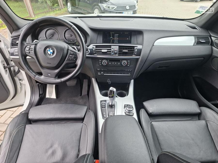 White BMW X3 2013 in Taurage, with an engine capacity of 2.00 L and mileage of 238 thousand km for 10500 €, photo 8 on AUTOMOTO.COM.LV