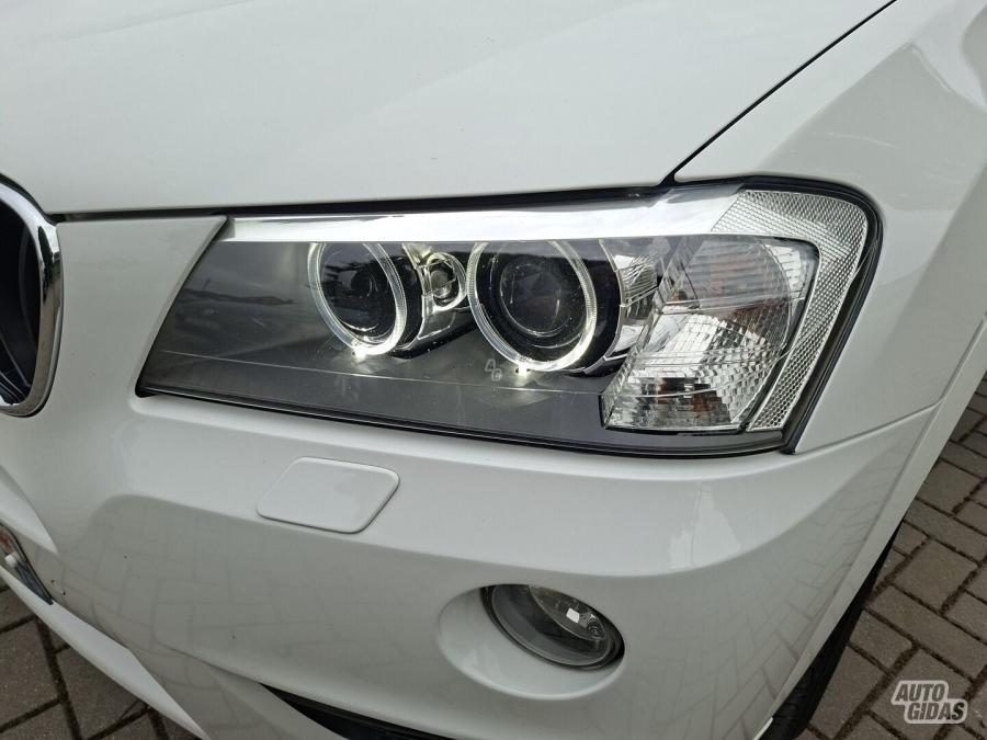White BMW X3 2013 in Taurage, with an engine capacity of 2.00 L and mileage of 238 thousand km for 10500 €, photo 15 on AUTOMOTO.COM.LV