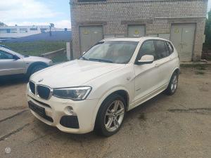 White BMW X3 2013 in Vilnius, with an engine capacity of 2.98 L and mileage of 326 thousand km for 4300 €, photo  on AUTOMOTO.COM.LV