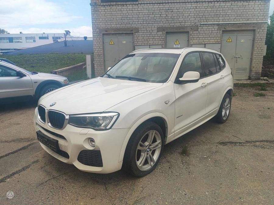 White BMW X3 2013 in Vilnius, with an engine capacity of 2.98 L and mileage of 326 thousand km for 4300 €, photo 1 on AUTOMOTO.COM.LV