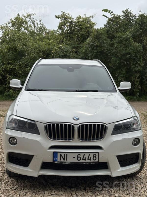 White BMW X3 2013 in Ogre, with an engine capacity of 3.00 L and mileage of 266 thousand km for 14400 €, photo 2 on AUTOMOTO.COM.LV