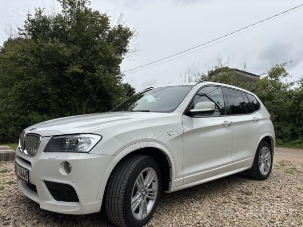 White BMW X3 2013 in Ogre, with an engine capacity of 3.00 L and mileage of 266 thousand km for 14400 €, photo 3 on AUTOMOTO.COM.LV