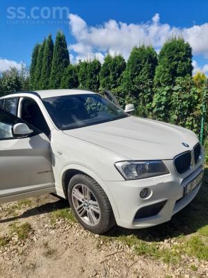 White BMW X3 2013 in Riga, with an engine capacity of 2.00 L and mileage of 385 thousand km for 11100 €, photo  on AUTOMOTO.COM.LV