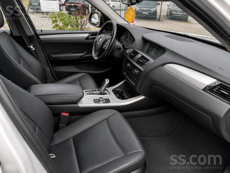 Balts BMW X3 2013 Rīga, ar dzinēja tilpumu 2.00 L un nobraukumu 385 tūkst. km par 8390 €, foto 15 vietnē AUTOMOTO.COM.LV