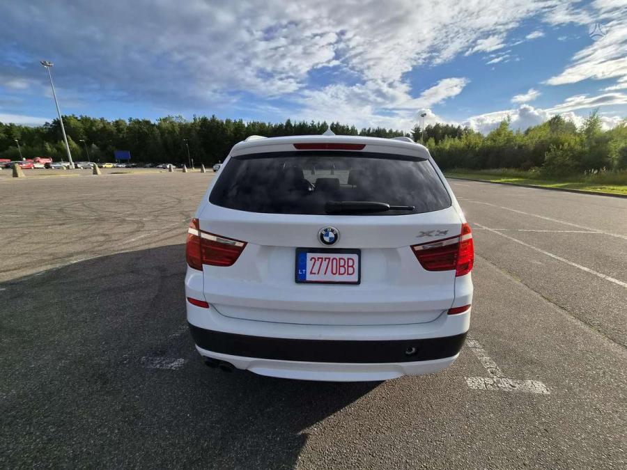 Balts BMW X3 2013 Viļņa, ar dzinēja tilpumu 2.98 L un nobraukumu 276 tūkst. km par 6550 €, foto 7 vietnē AUTOMOTO.COM.LV