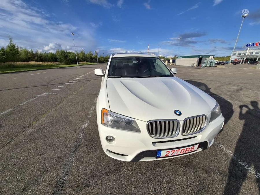 Balts BMW X3 2013 Viļņa, ar dzinēja tilpumu 2.98 L un nobraukumu 276 tūkst. km par 6550 €, foto 12 vietnē AUTOMOTO.COM.LV