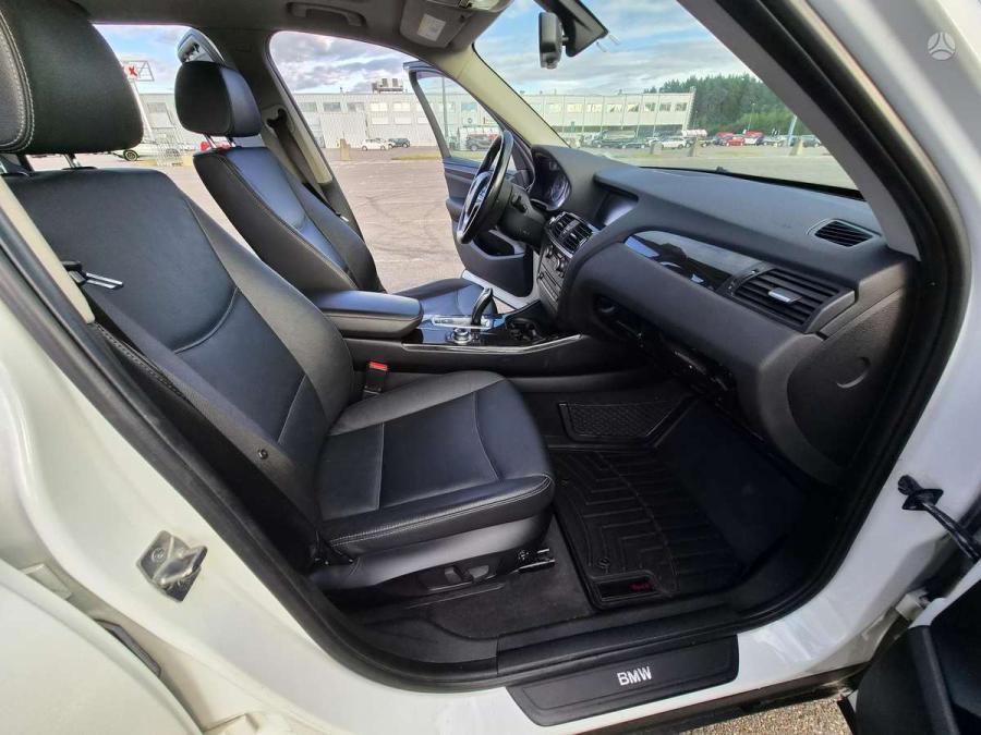 Balts BMW X3 2013 Viļņa, ar dzinēja tilpumu 2.98 L un nobraukumu 276 tūkst. km par 6550 €, foto 21 vietnē AUTOMOTO.COM.LV