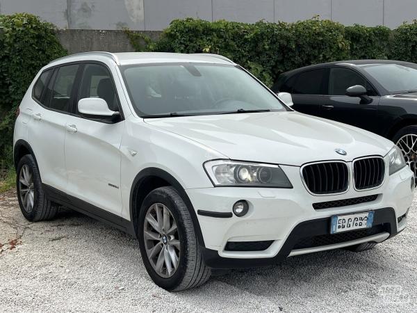 White BMW X3 2013 in Utena, with an engine capacity of 2.00 L and mileage of 395 thousand km for 6350 €, photo 4 on AUTOMOTO.COM.LV